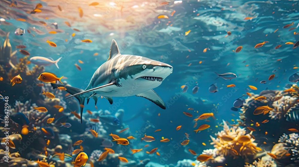 banner background of Fintastic Friday theme banner design for ...