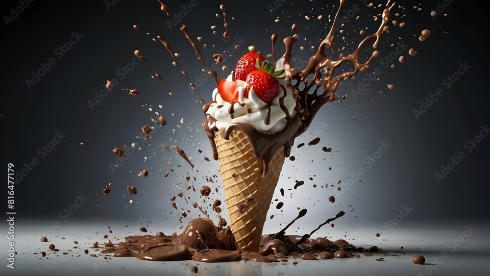 "Capture dynamic splashes of food in a flying food photography" with a ...