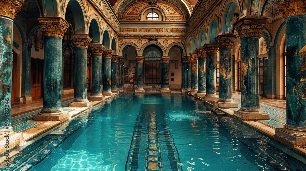 Historic Thermal Baths in Budapest Architectural Grandeur with ...