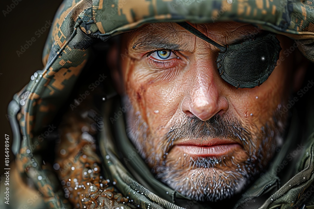 Hyper Realistic Military Man in Street Fighter Style Digital Art - 4K ...