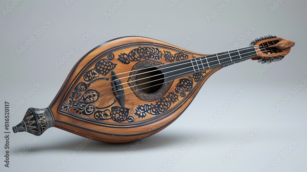 Oud, a traditional Middle Eastern musical instrument, has a unique ...