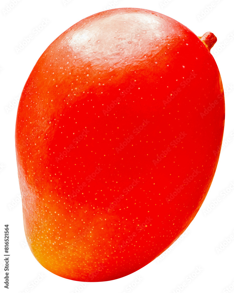 Red mango on white background, Fresh Japanese Elegant mango fruits “Egg ...