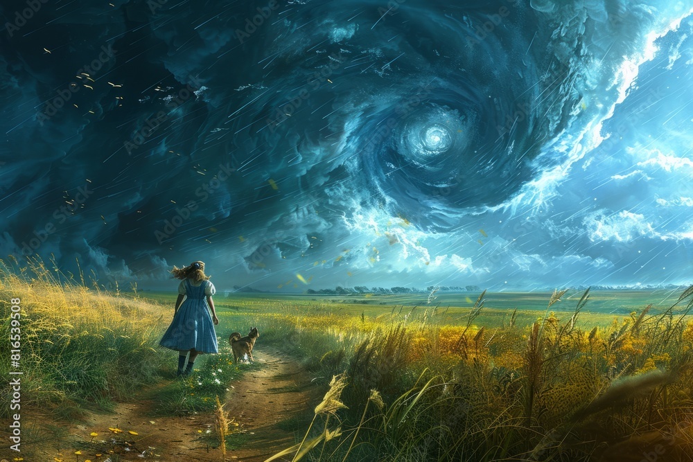 Experience the awesome power of the tornado that carries Dorothy and ...