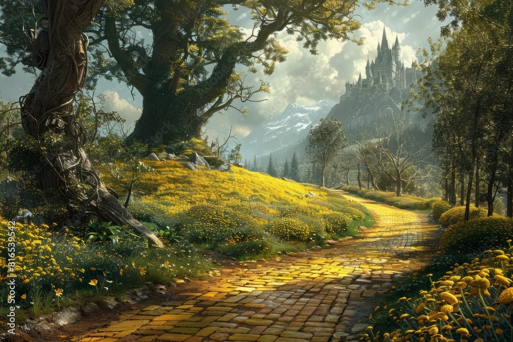 Dorothy and her friends as they embark on a thrilling journey along the ...