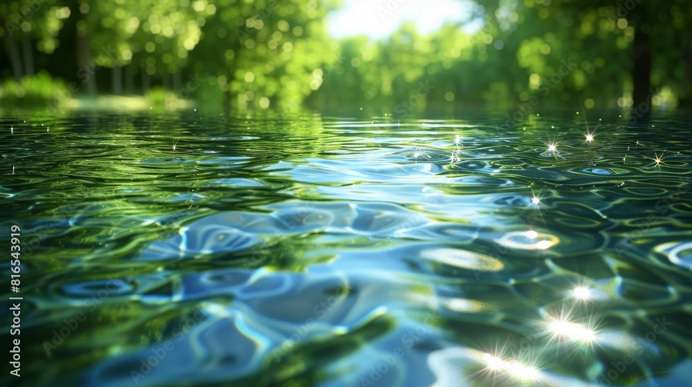 Water Gradients Reservoir: A 3D illustration of gradient in a reservoir ...