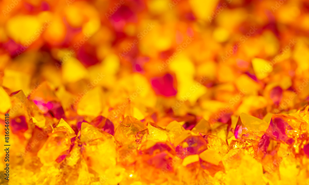 Multi-colored crystal mineral stone. Gems. Mineral crystals in the ...