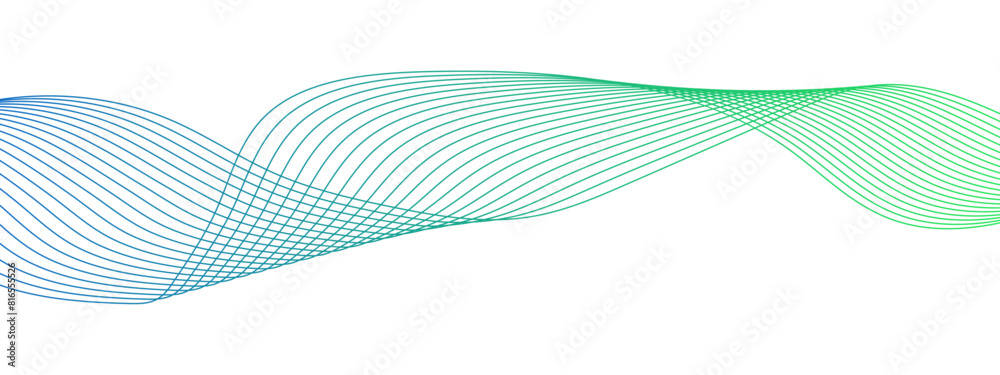 Abstract colorful wave line transparent background modern stream wave ...