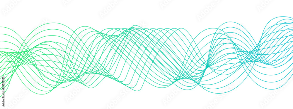 Abstract colorful wave line transparent background modern stream wave ...