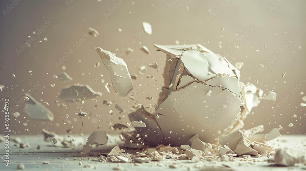 Symbolic Representation of Fragility with Broken Object on Clean ...