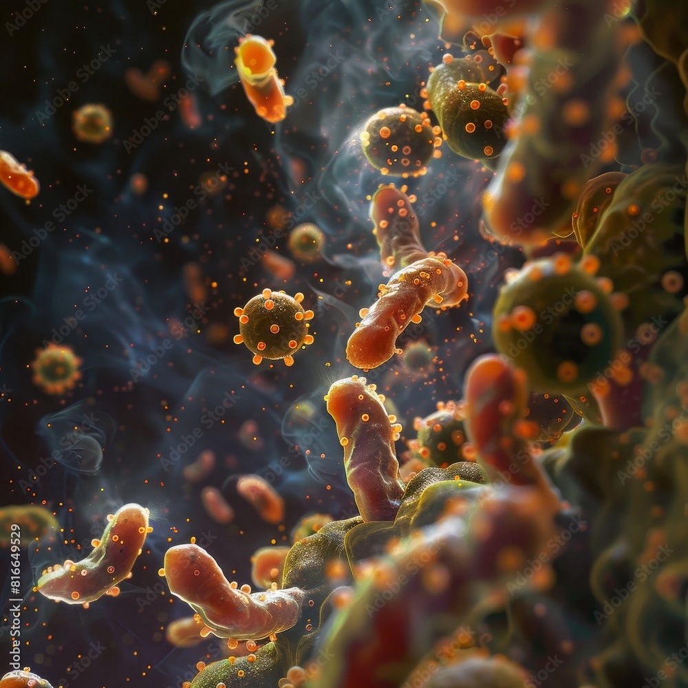Thermophiles Depict heat loving microorganisms highlighting their ...