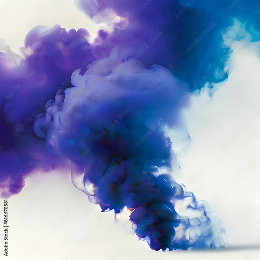 Smoke in the air with a white background to use as a graphic resource ...