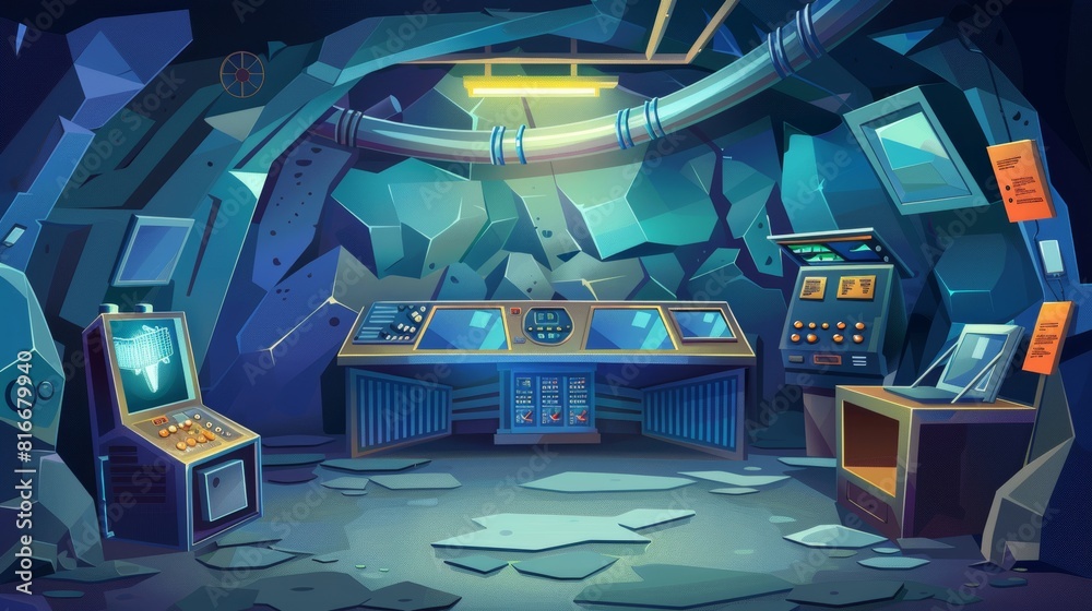 An underground bunker infographic depicts an underground bunker time ...