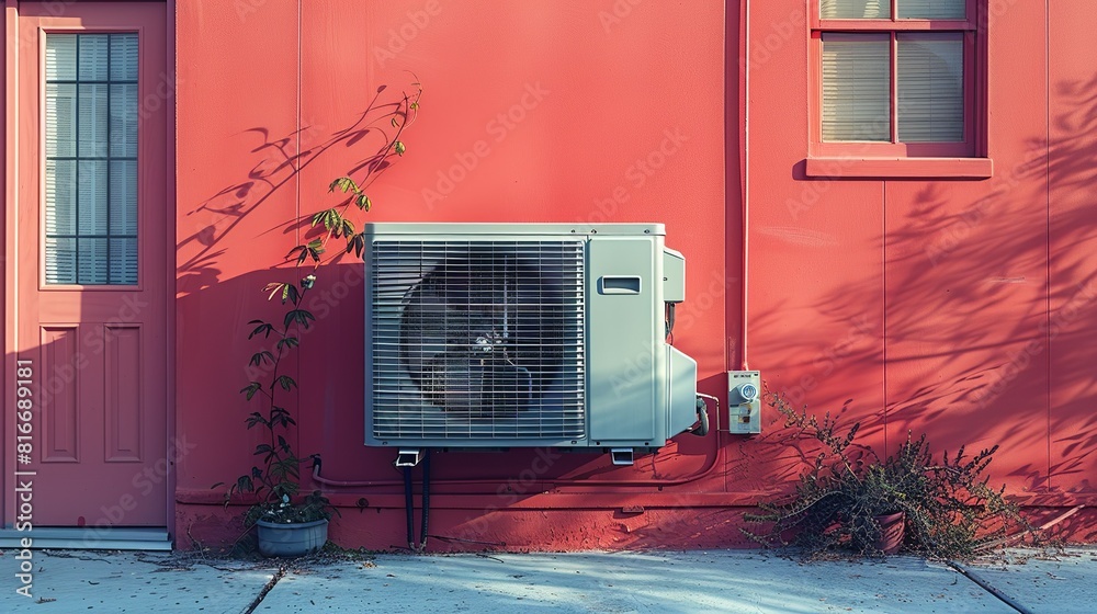 Energy Conservation An Image Of An Energy Efficient Hvac System Being