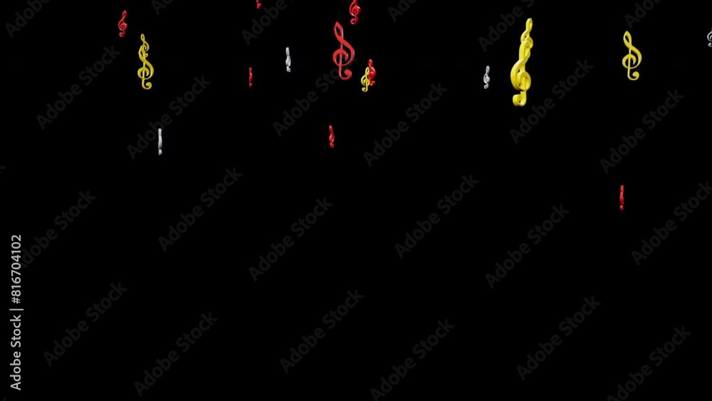 Concept of flowing music tracks with symphony of rhythm and melodies ...