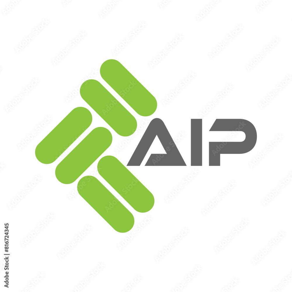 AIP letter logo vector design, AIP simple and modern logo. AIP ...