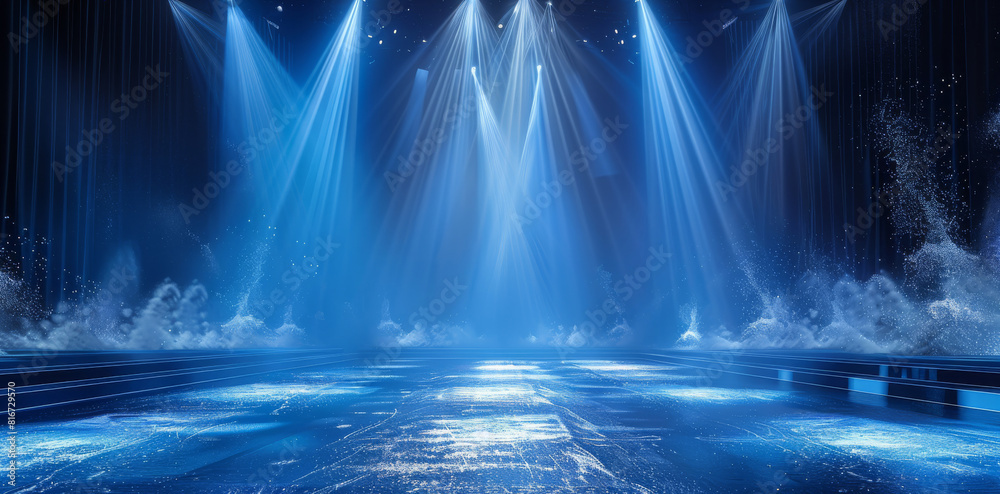 Figure Skating Stage Design, Ballet on Ice, Ice Ribbon Stage, Stage Art ...