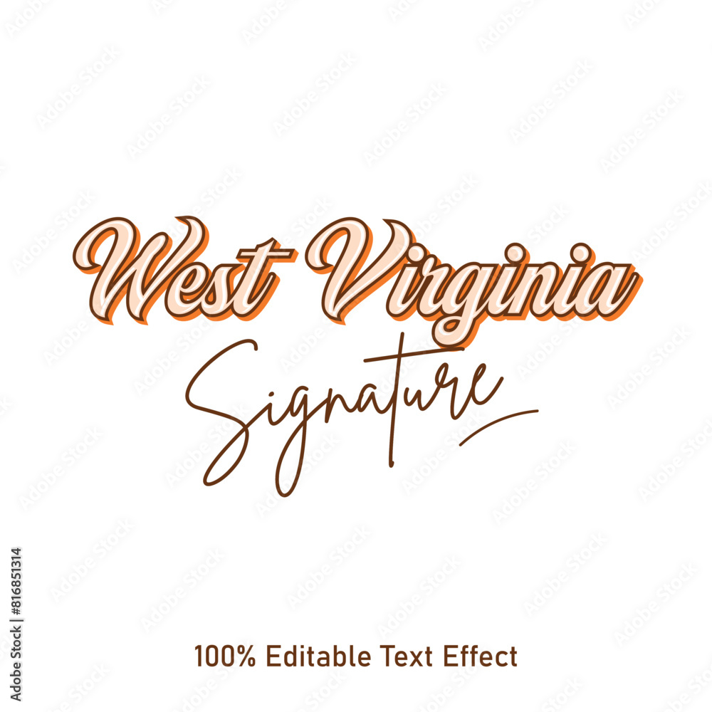 West Virginia text effect vector. Editable college t-shirt design ...