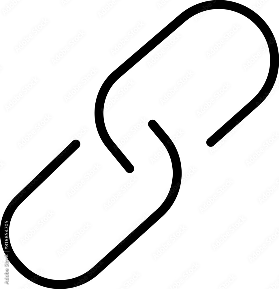 Icons of link. Link, share link, external link black vector icon ...