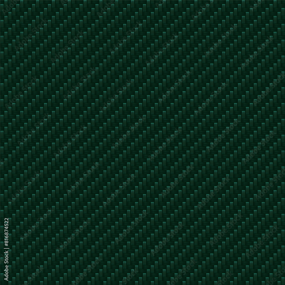 Dark green carbon fiber, vector seamless texture, sharp realistic ...