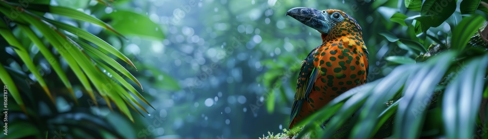 conservation and biodiversity by showcasing a dynamic scene of a ...