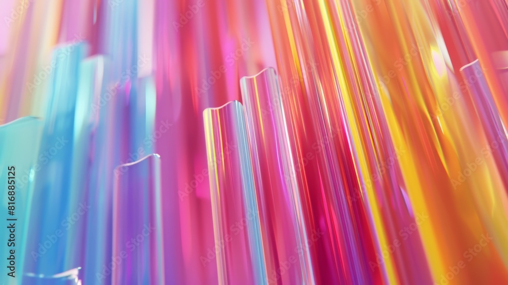 ภาพประกอบสต็อก Animation of an abstract vertical background with color ...