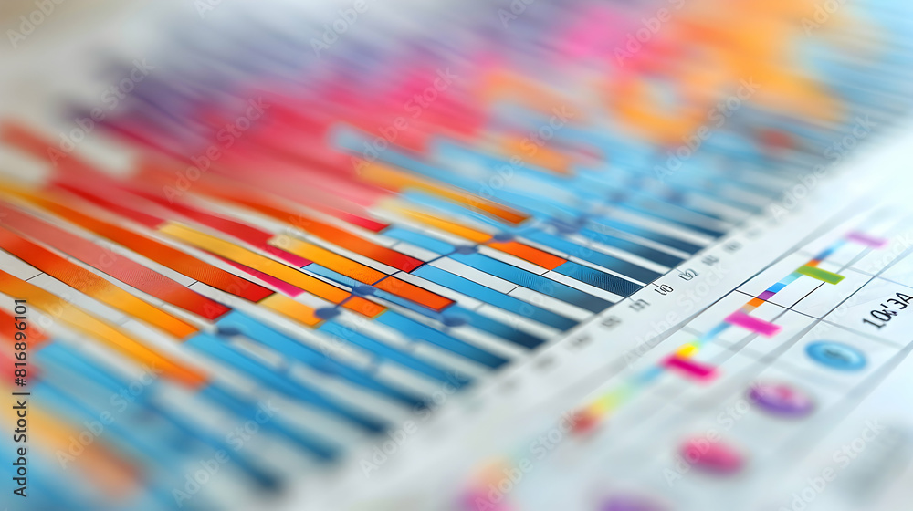 Photo realistic interest rate chart isolated on white background for ...