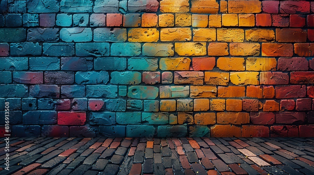 brick wall with a piece of street art that has inspired social action ...