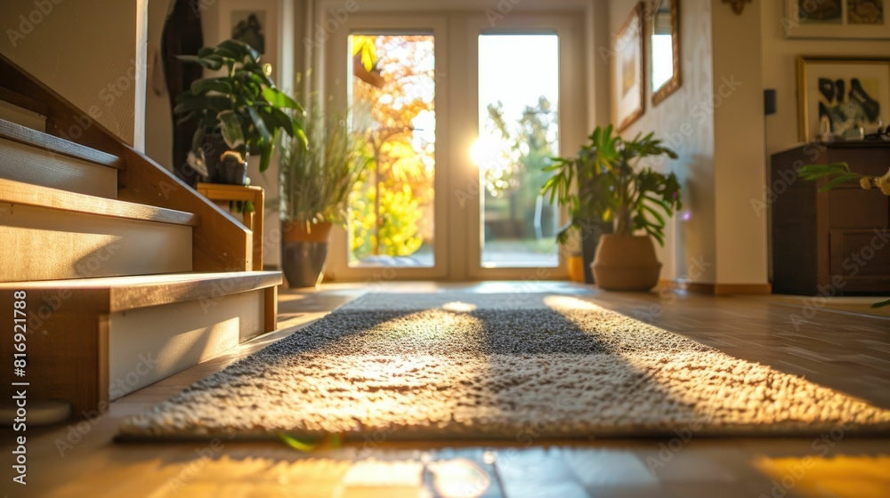 Foto de Cozy and Safe Home Interior with Fall Prevention Design for the ...