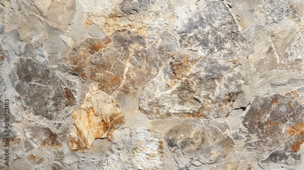 Decorative surface featuring old natural stone texture on panel ...