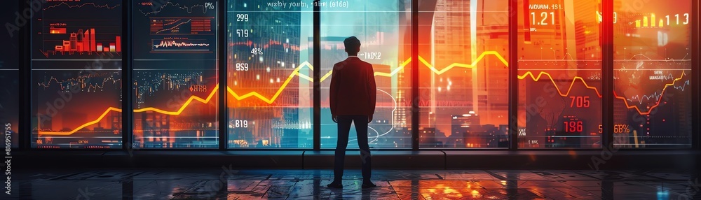 Futuristic Failure Analysis Visualize a 3D holographic display ...