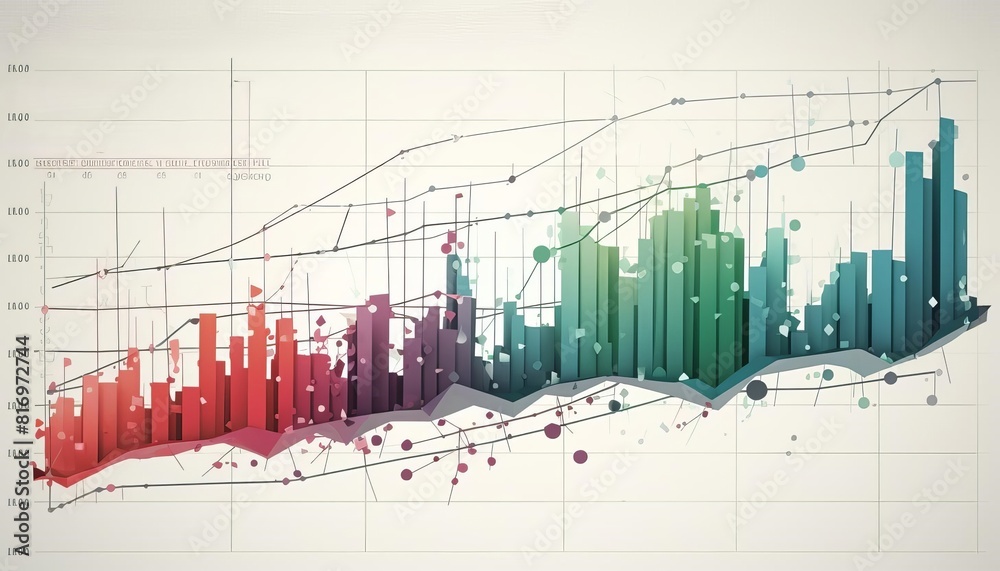 Design a line graph displaying the growth rates of bacterial cultures ...