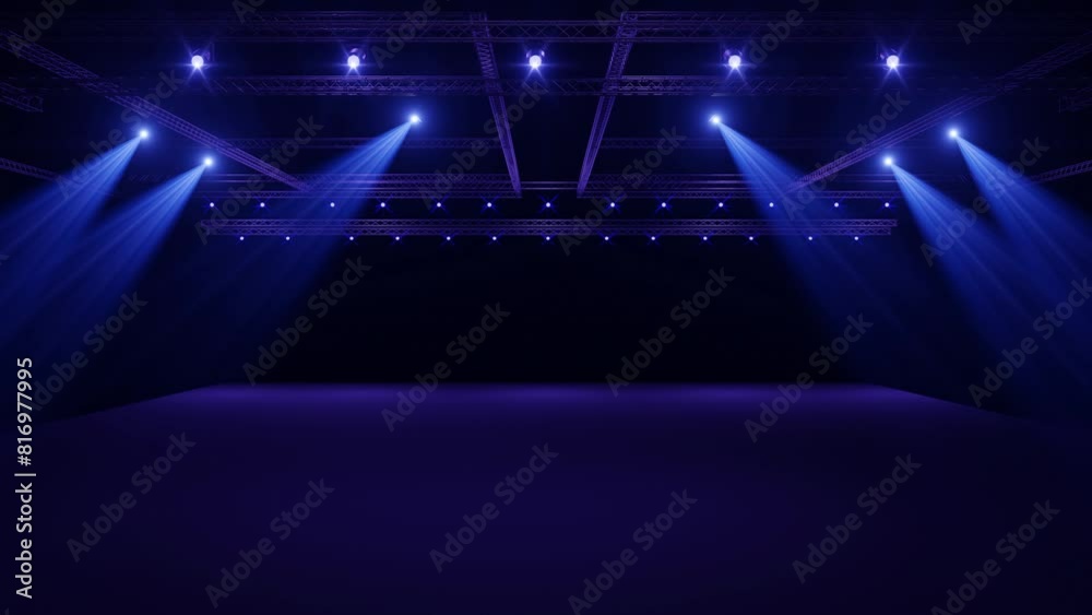 Motion Empty stage light Design for mockup and Corporate identity ...