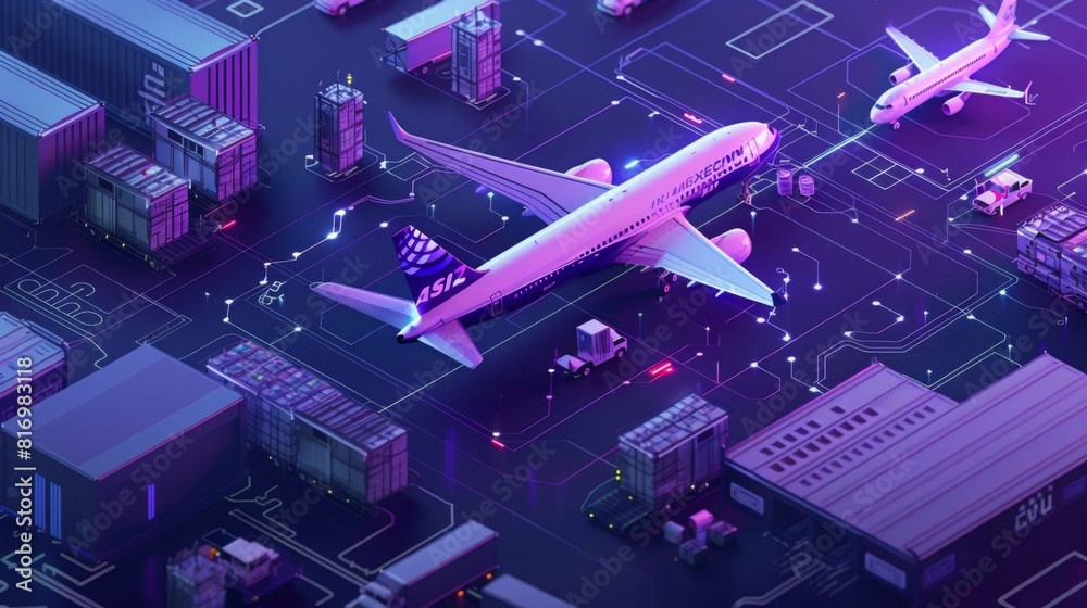Design A Visual Of Smart Contracts Automating Payment Processes In Air