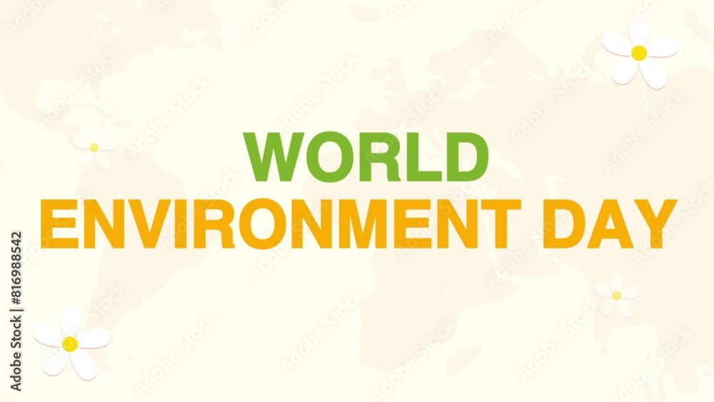 World Environment Day text animation, Animation for World Environment ...