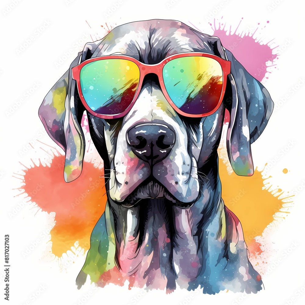 Great Dane. Cool Dog. German Mastiff. German Boarhound clipart ...