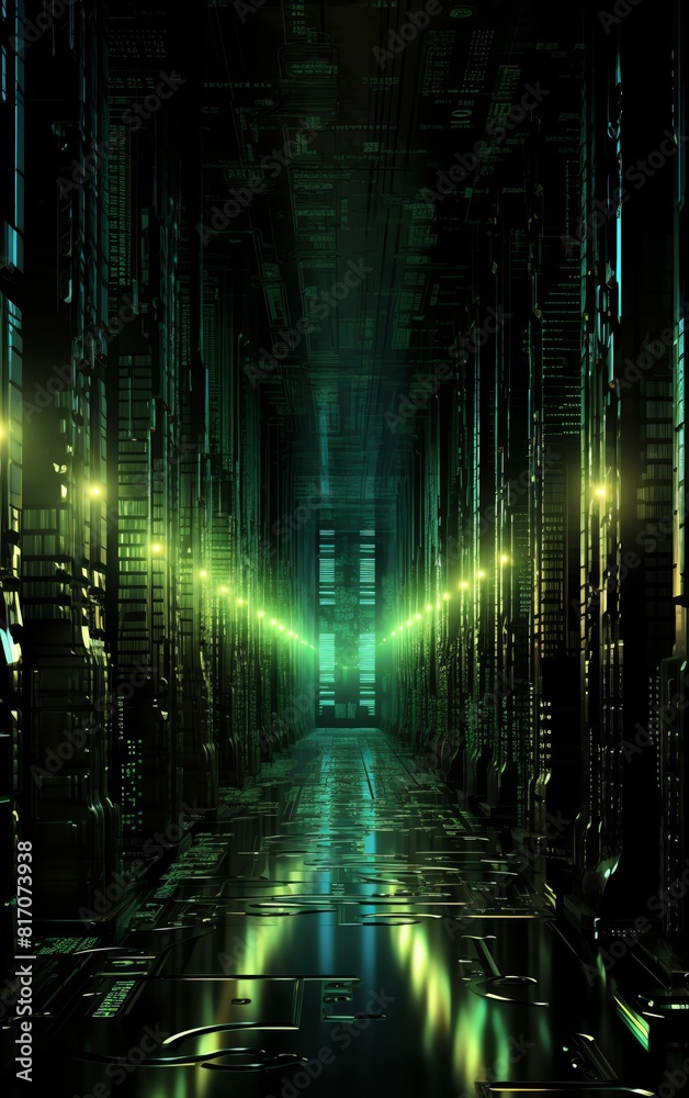 Interactive Labeled AI coding session, top view, matrix code analysis ...