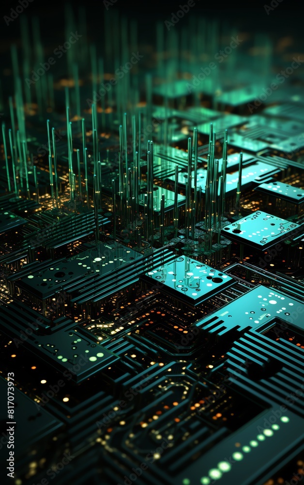 Interactive Labeled AI coding session, top view, matrix code analysis ...
