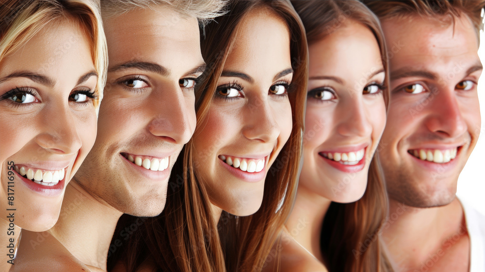 A diverse group of people, including men and women of various ages, are ...