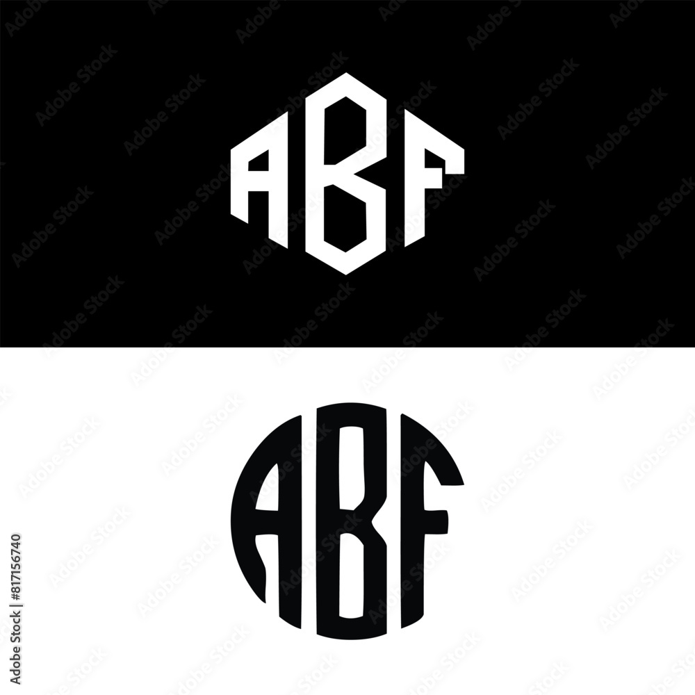 ABF logo. A B F design. White ABF letter. ABF, A B F letter logo design ...