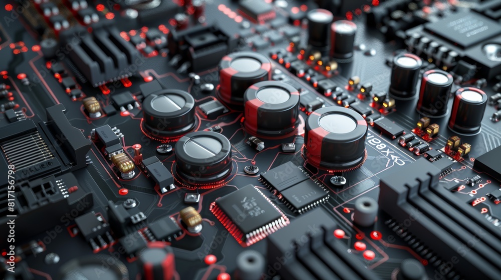 Electronic control unit integrated into a power management circuit for ...