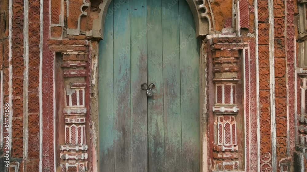 Famous Antpur Radhagovindjiu temple with crafted wood and exquisite ...