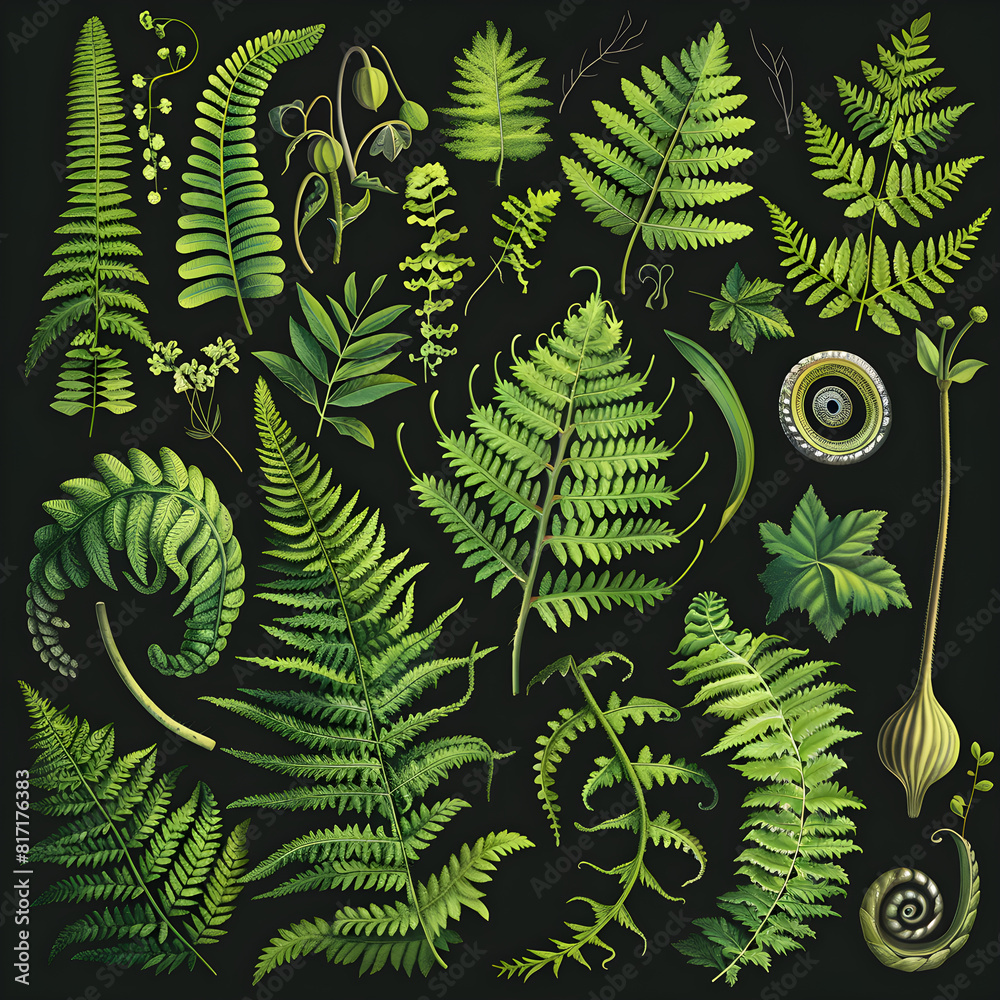 Exploring the Diverse Fern Species in Detail: An Illustrated Guide to ...