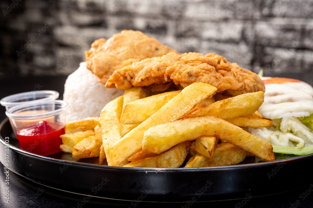 chicken broasted or Fried chicken Broasted chicken is battered and ...