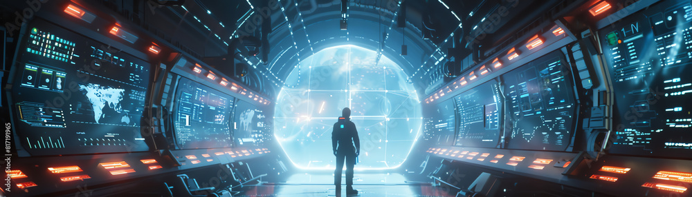 Design a mysterious underground laboratory featuring advanced ...