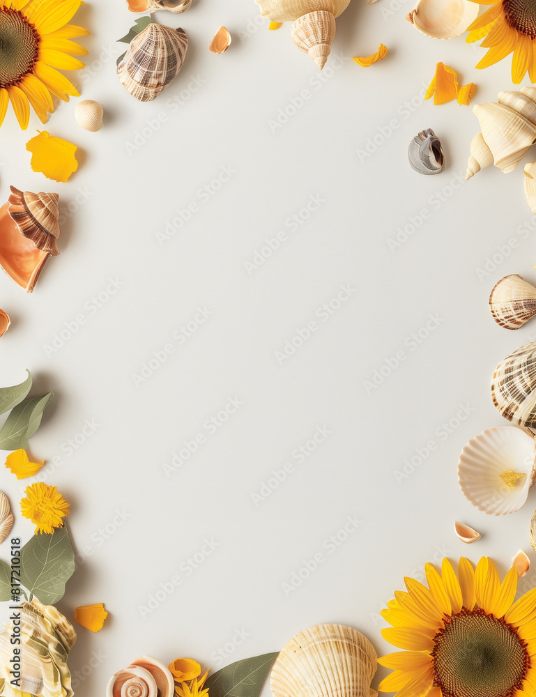 Sun-Kissed: Summer Letter Frame- Letter frame, Decorative border ...