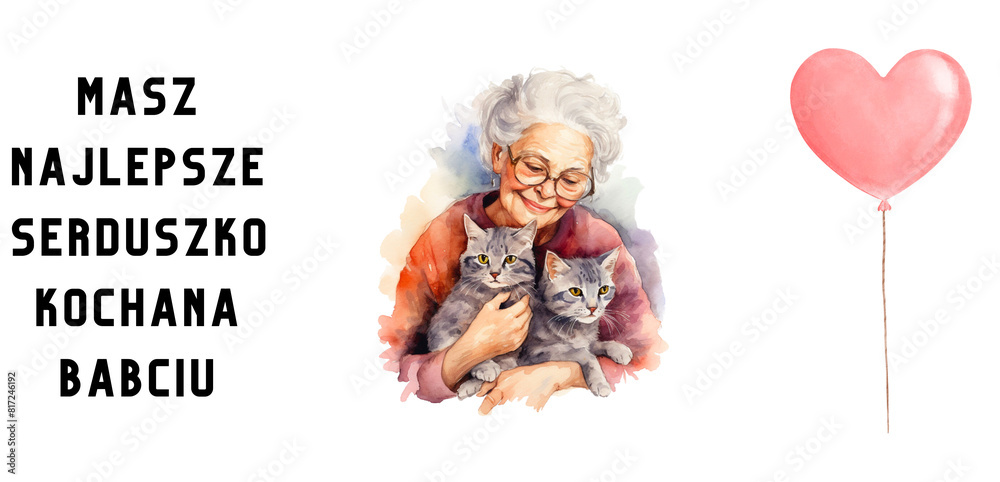 Nadruk do sublimacji Kubek z Okazji dnia babci : babcia cz.1 - 3 Stock ...