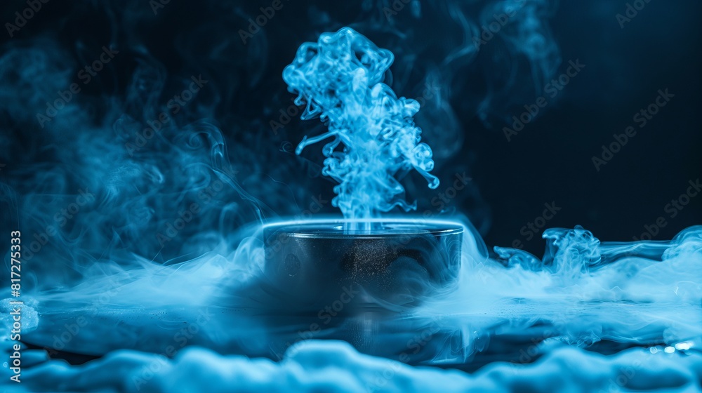 Visual representation of magnetic levitation above a high-temperature ...