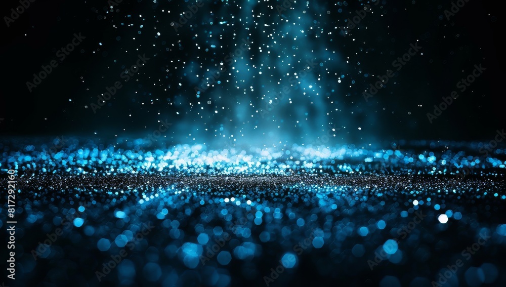 Black background with a single light source illuminating the center of ...