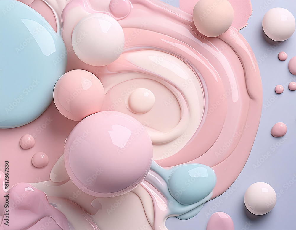 background wallpaper of beautiful blobs of paint when they spill into ...