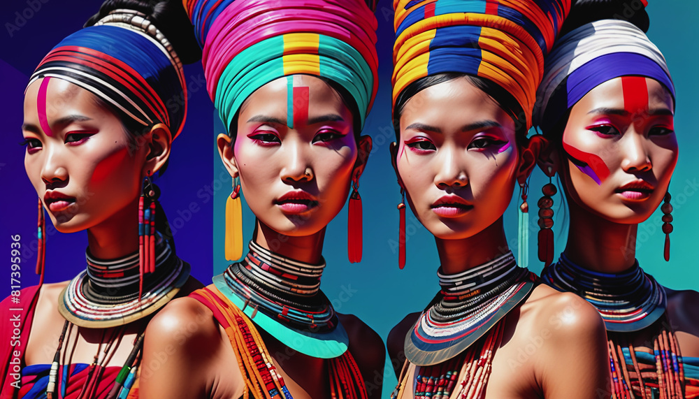 International Day of the World's Indigenous Peoples. The Karen tribe of ...